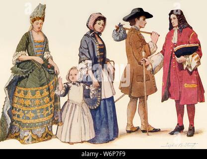 People in historic dress, James Fort, Jamestown Settlement Stock Photo ...