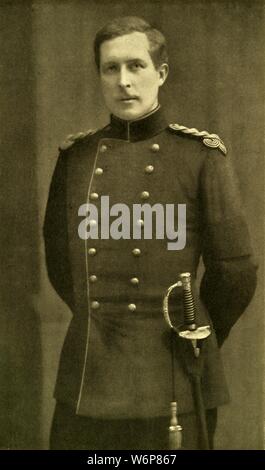 Albert I (1875-1934), King of the Belgians from 1909, in military ...