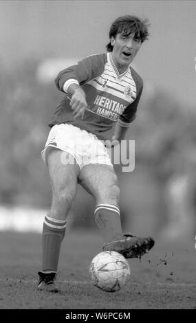 BERNIE SLAVEN, MIDDLESBROUGH FC, 1989 Stock Photo - Alamy