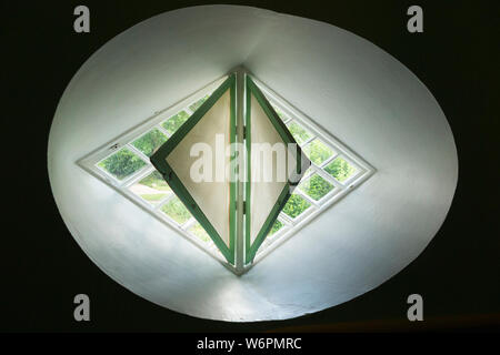 Unusual diamond shaped window / windows of A La Ronde, the 18th-century ...