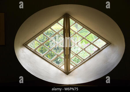 Unusual diamond shaped window / windows of A La Ronde, the 18th-century ...