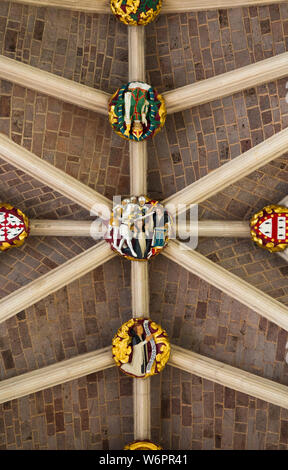 Exeter Cathedral nave roof boss Murder of Thomas Becket Archbishop of ...