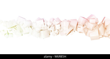 Emerging Technologies Concept with Blocks Abstract Background Stock ...