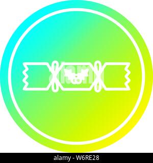 christmas cracker circular icon with cool gradient finish Stock Vector Image & Art - Alamy