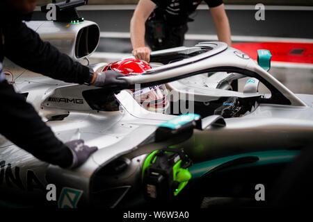 Mercedes-AMG PETRONAS F1 Team's Italian driver Andrea Kimi Antonelli in ...