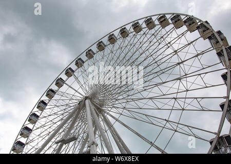 Close up of the Worthing observation wheel in West Sussex Stock Photo ...