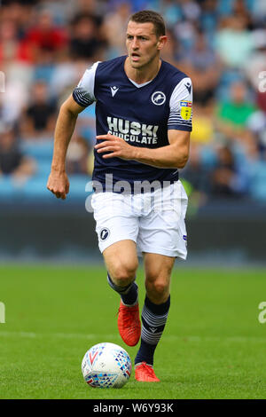 Murray Wallace #3 of Millwall during the Sky Bet Championship match ...