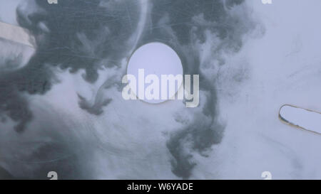 Ironsand particles standing in magnetic field Stock Photo - Alamy