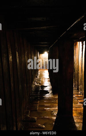 Below thr First World War Trenches, while drained of flood water now ...