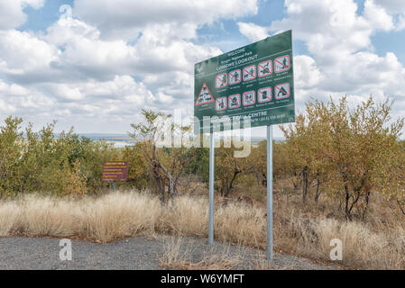 Engelhard Dam by Letaba River, Kruger National Park, South Africa Stock ...