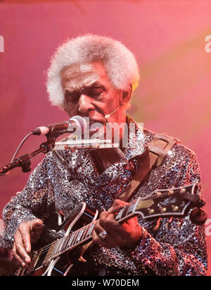 Leon Atkins better known as Lil’ Jimmy Reed, singer and songwriter ...