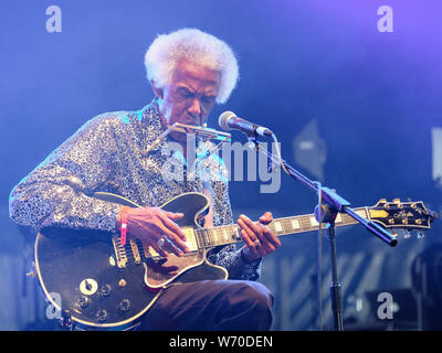 Leon Atkins better known as Lil’ Jimmy Reed, singer and songwriter ...