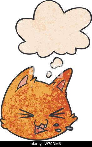 spitting cartoon cat face Stock Vector Image & Art - Alamy