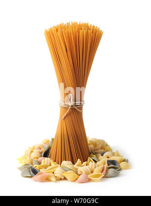 Raw Conchiglie Seashell Shaped Pasta Shapes Stock Photo - Alamy