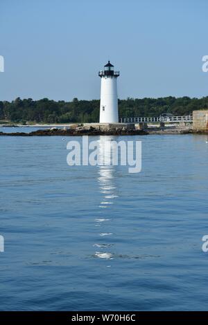 Portsmouth Harbor Light in New Castle, New Hampshire USA. Built in 1878 ...