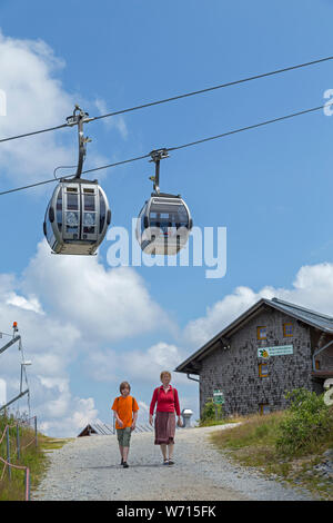 cable car, Great Arber, Bavarian Forest, Bavaria, Germany Stock Photo ...