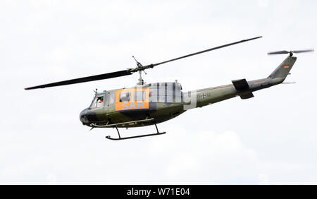 Leipzig, Germany. 02nd Aug, 2019. On the helipad in front of the Heart ...