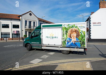 Morrisons Home Delivery Van Stock Photo: 121862328 - Alamy