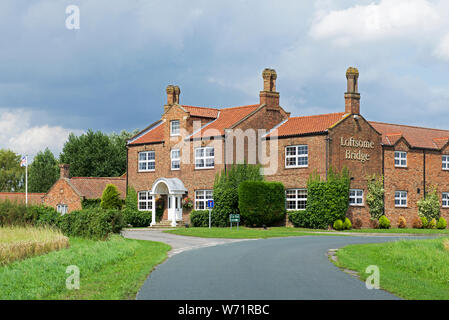 Loftsome Bridge Hotel, Wressle, East Yorkshire, England UK Stock Photo ...