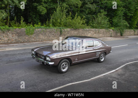 1969 60s sixties Bronze Ford Capri V4 at Classic Car Rally - Sunday 7th ...