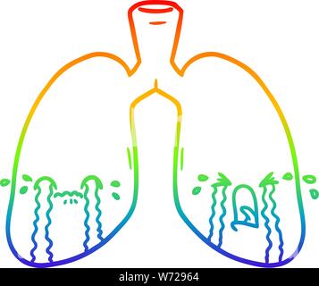 cartoon lungs crying Stock Vector Image & Art - Alamy