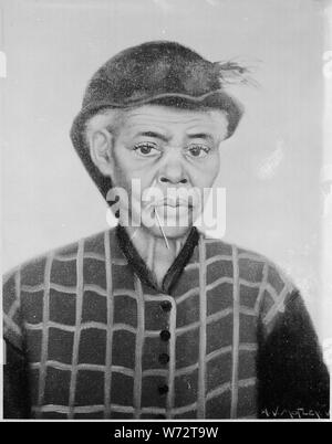Old Snuff-Dipper Stock Photo - Alamy
