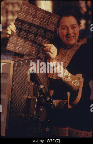 During the fuel crisis, gas coupons were issued for official city cars ...