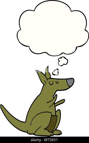 Illustration of a kangaroo thinking Stock Vector Image & Art - Alamy