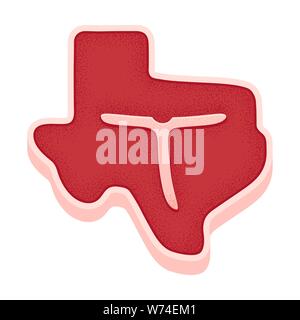 Illustration of stylized beef steak Stock Vector Image & Art - Alamy