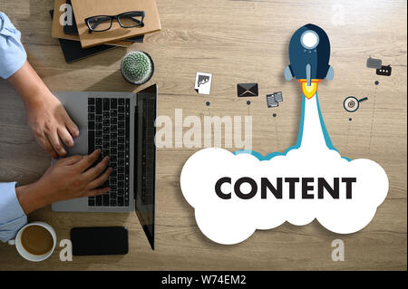 CONTENT marketing Data Blogging Media Publication Information Vision ...