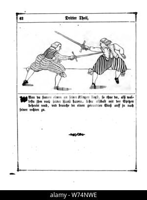 De Künstliches Fechtbuch (Scheible) 070 Stock Photo - Alamy