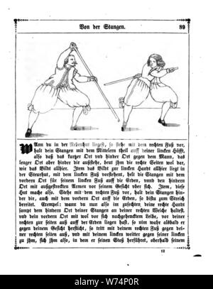 De Künstliches Fechtbuch (Scheible) 097 Stock Photo - Alamy