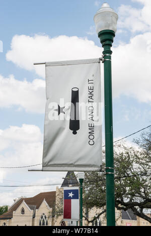 Come and Take It Cannon from Texas revolution, Gonzales, Texas Stock ...