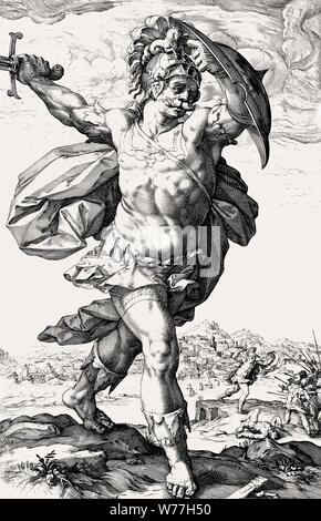 Manius Curius Dentatus, hero of the Roman Republic, Samnite Wars Stock ...