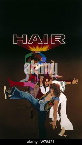 HAIR -1979 POSTER Stock Photo: 29175754 - Alamy