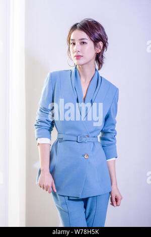 Chinese actress and singer Huang Shengyi attends the 2025 Sohu Fashion ...