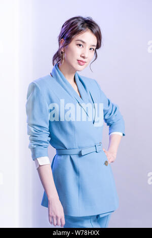 Chinese actress and singer Huang Shengyi attends the 2025 Sohu Fashion ...