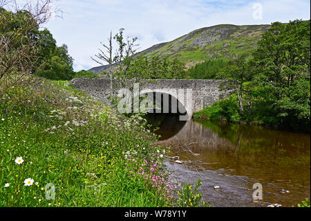 The River Almond in Sma' Glen, Perth and Kinross, Scotland Stock Photo ...