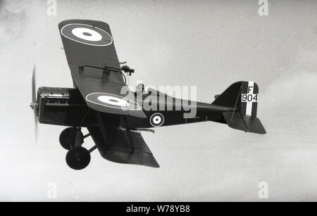 World War One British biplane at the Imperial War Museum in London ...