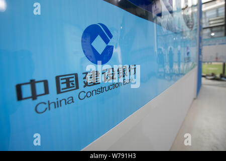 Logo of the China Construction Bank CCB with seat in Beijing Stock ...