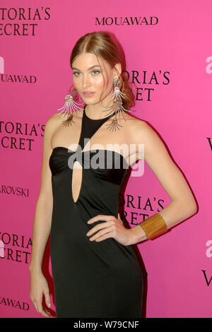 Victoria's Secret model Grace Elizabeth attended pre-show fittings at ...