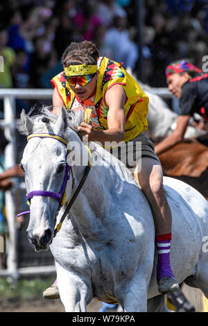 Piikani Nation Indian Relay (horse) Race in Brocket, Alberta Canada ...