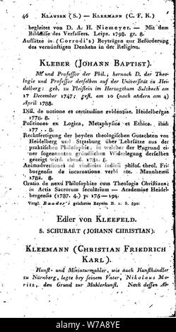 De Meusel Lexikon 3 046 Stock Photo - Alamy