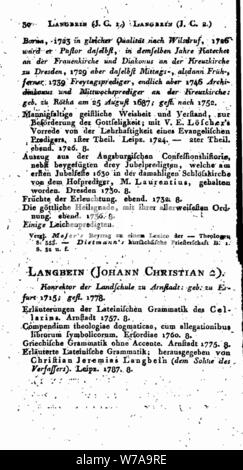 De Meusel Lexikon 9 030 Stock Photo - Alamy