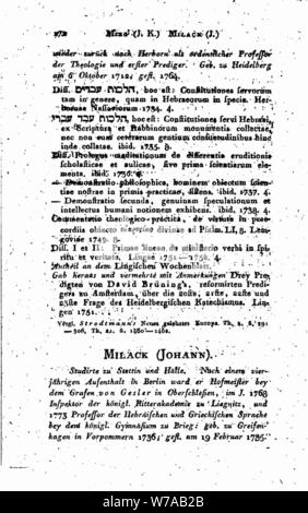 De Meusel Lexikon 8 172 Stock Photo - Alamy