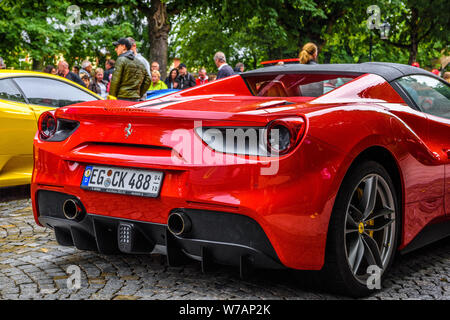 Ferrari 488 GTB rear light reverse camera Stock Photo - Alamy