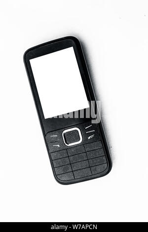 Mobile pads and phones on display at Verizon store - USA Stock Photo ...