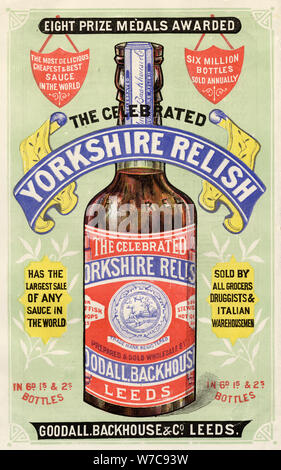 Yorkshire Relish, 19th century. Artist: Unknown Stock Photo - Alamy
