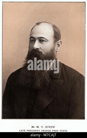 Martinus or Marthinus Theunis Steyn, South African lawyer, politician ...