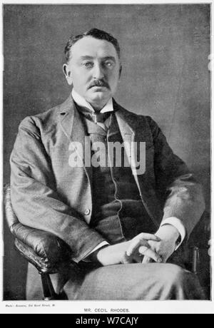 Cecil Rhodes - British-born South African businessman, mining magnate ...